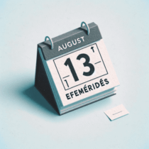 Efemérides 13 de agosto